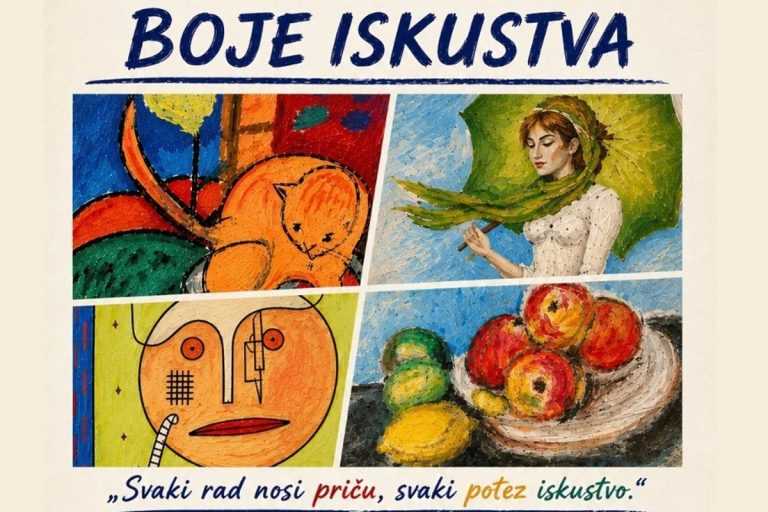 SVAKI RAD NOSI PRIČU 'Boje iskustva' otvaraju vrata kreativnosti treće ...
